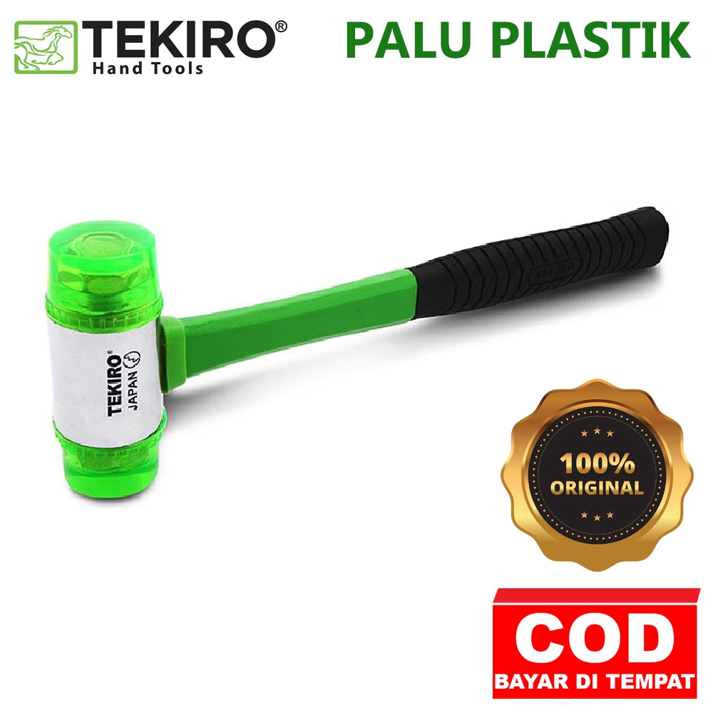 Jual TEKIRO Palu Plastik 25MM 30MM 35MM 40MM Plastic Hammer ORIGINAL ...