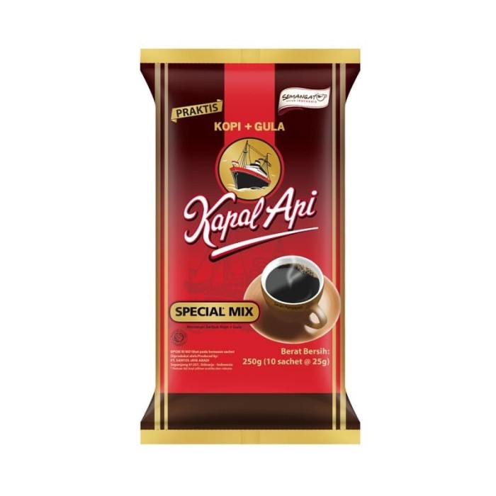 Jual KAPAL API KOPI SPC MIX P10 | Shopee Indonesia