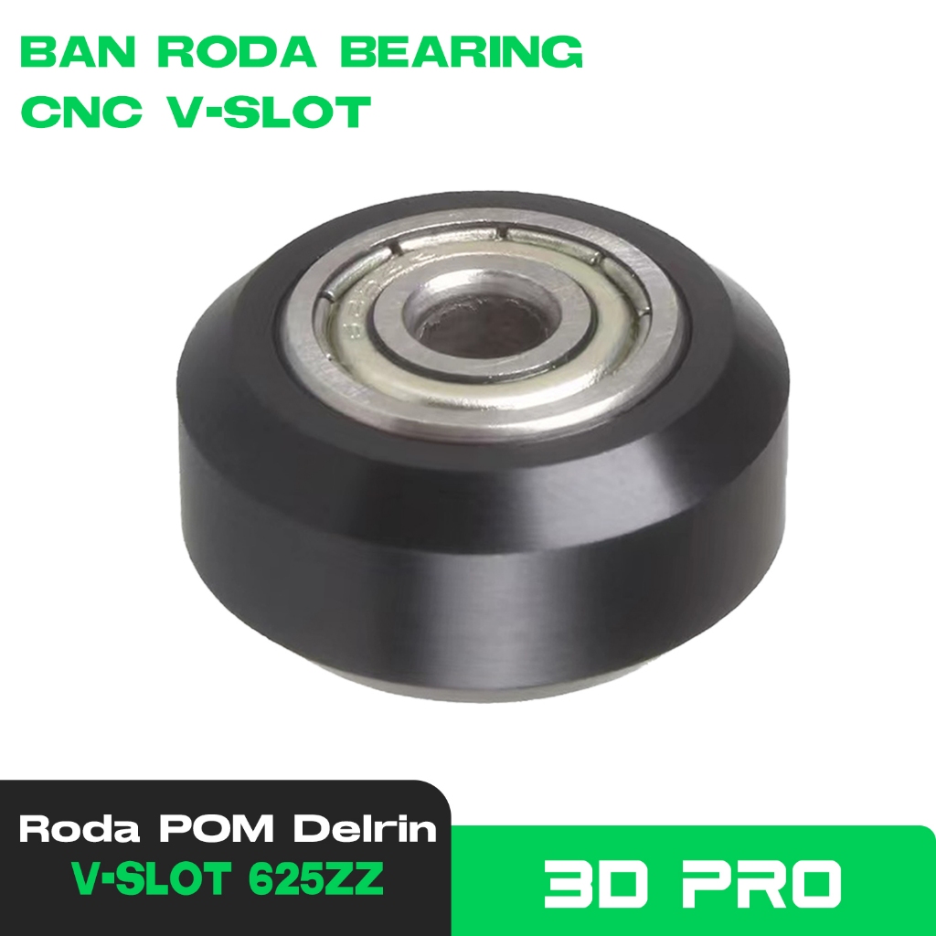 Jual Ban Roda CNC Openbuilds 625zz V-slot wheel POM Derlin for V-Slot ...