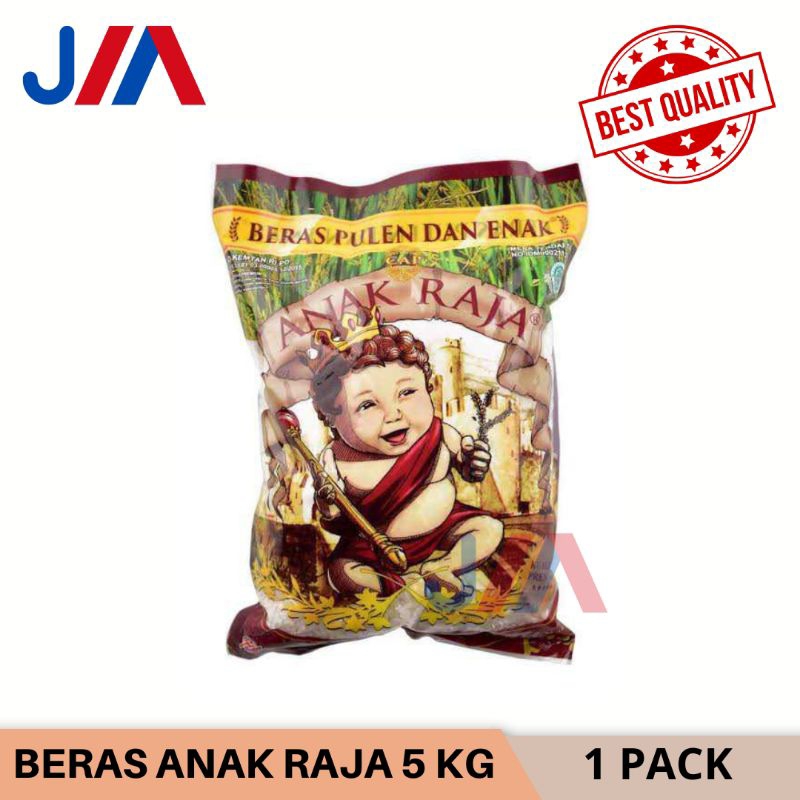 Jual BERAS PREMIUM ANAK RAJA 5KG (PENGIRIMAN INSTANT) | Shopee Indonesia
