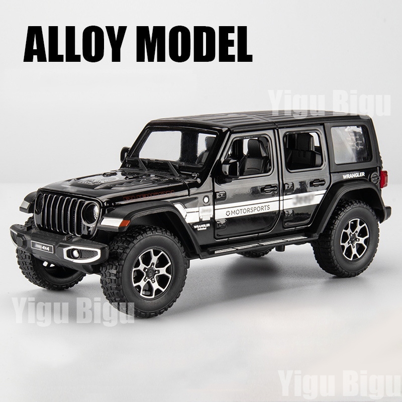 Jual 1:22 Diecast Mobil Jeep WRANGLER RUBICON / Sahara 4 Pintu Ukuran ...