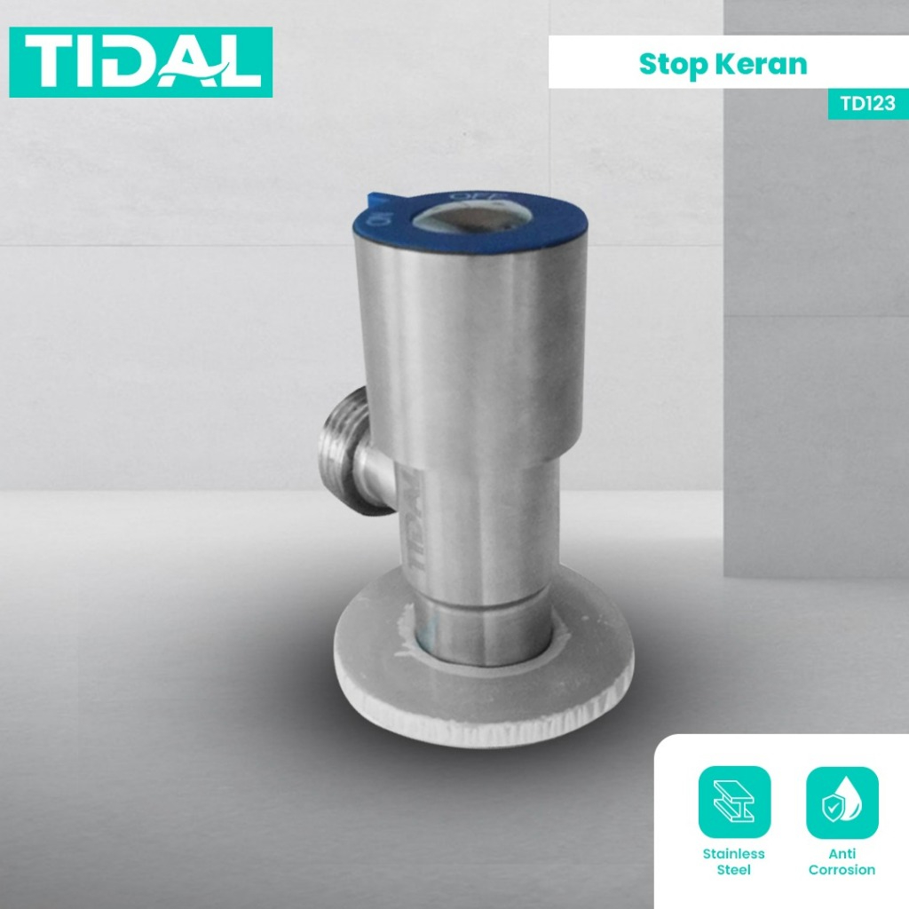 Jual Stop Angle Kran Tidal TD123 Stainless Steel | Shopee Indonesia
