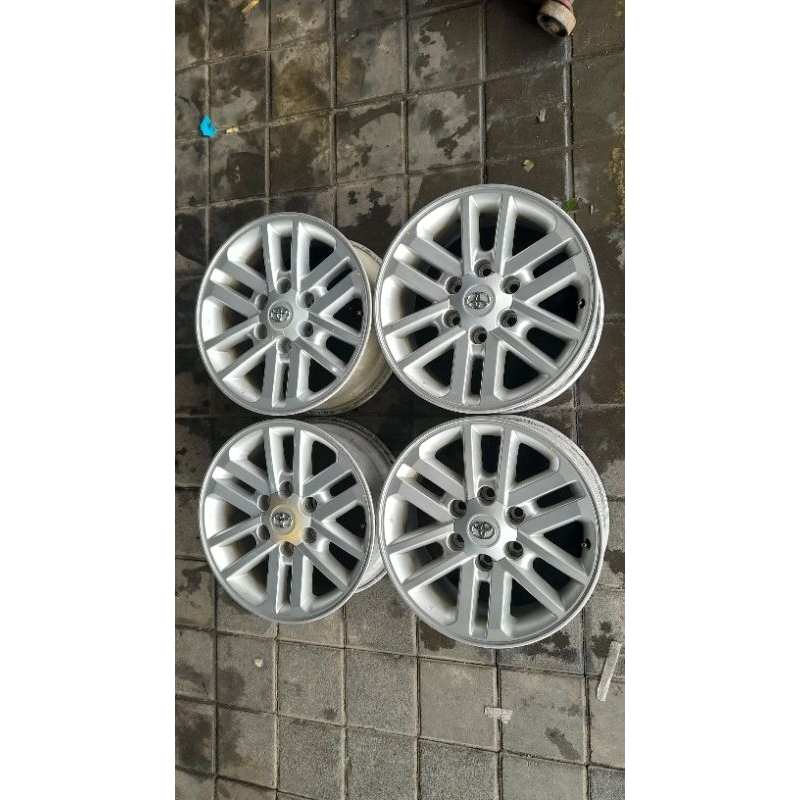Jual VELG SEKEN MOBIL OEM COPOTAN FORTUNER RING 17 BAUT 6X139.7 VELG ...