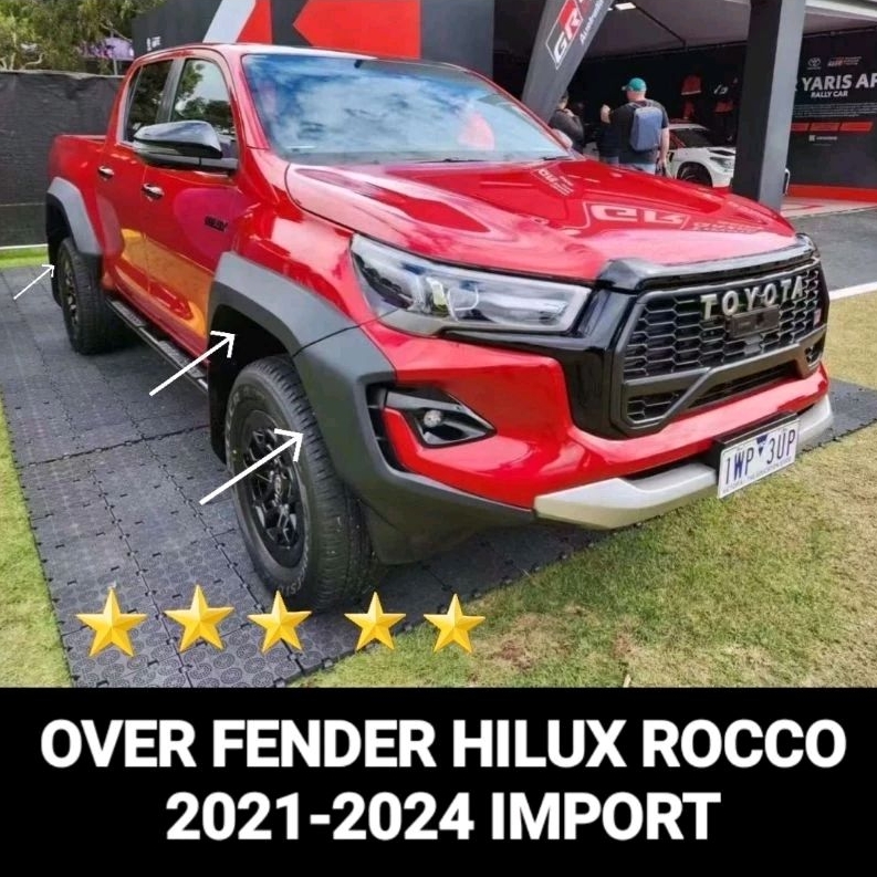 Jual OVER FENDER HILUX REVO ROCCO 2023-2025 MODEL GR BESAR ( ABS ...
