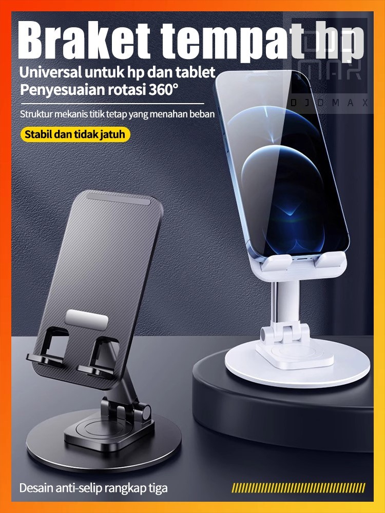 Jual DJDMax Dudukan Ponsel Berputar 360° Dudukan Ponsel Tablet Ipad ...