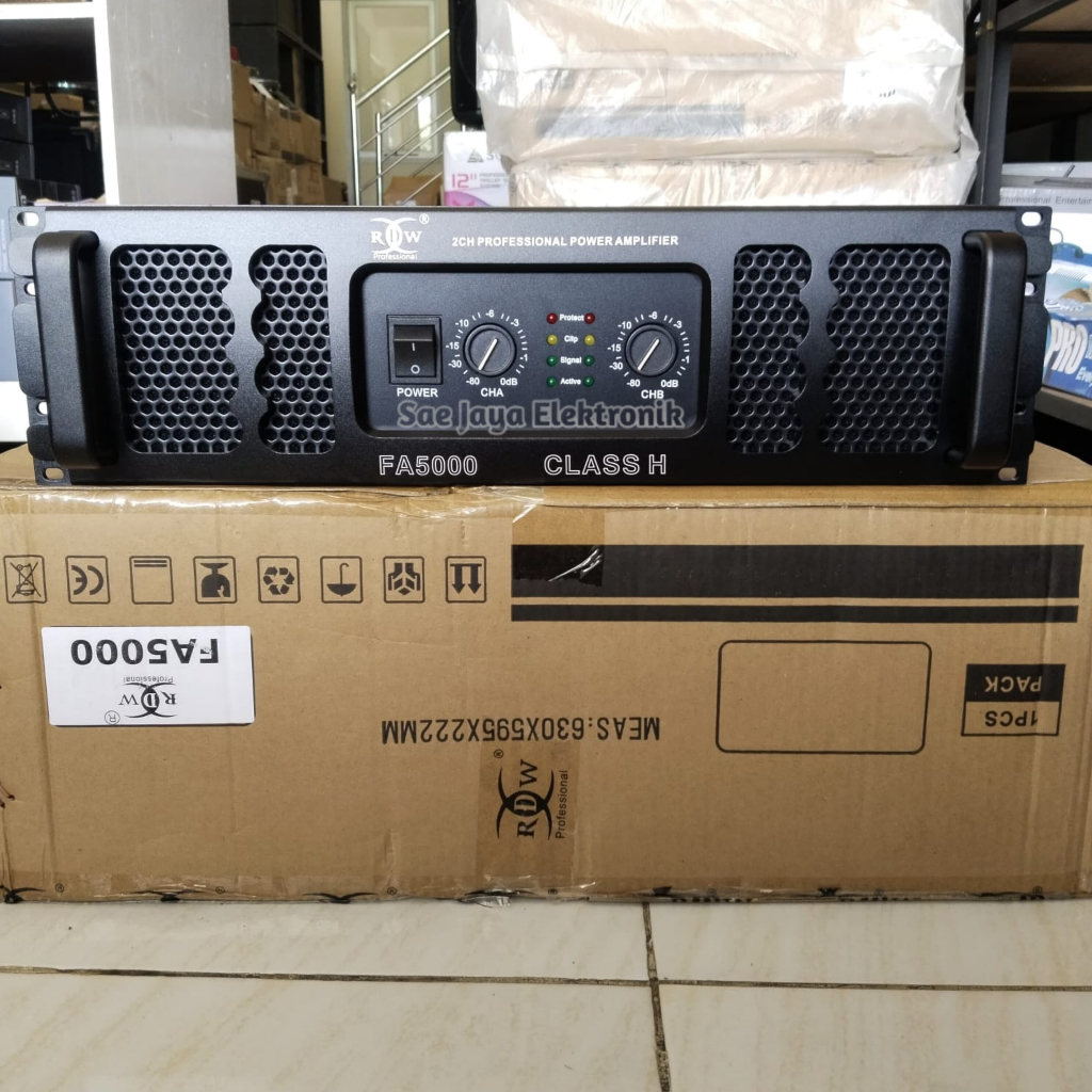 Jual Power Amplifier RDW FA 5000 / FA5000 - 2 channel | Shopee Indonesia
