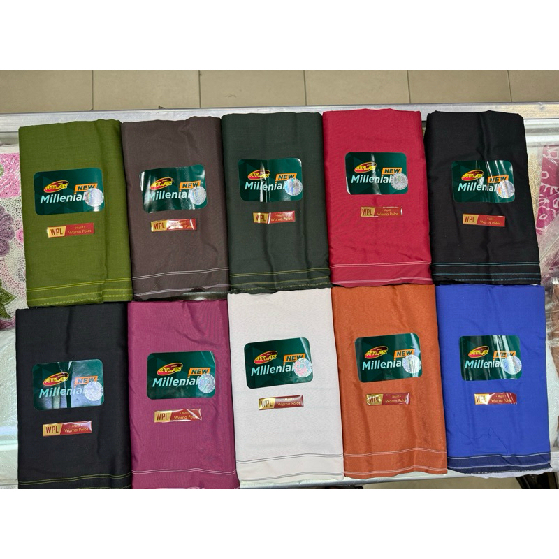 Jual Sarung Atlas new millenial 500 motif DGW Polos dan salur satuan ...