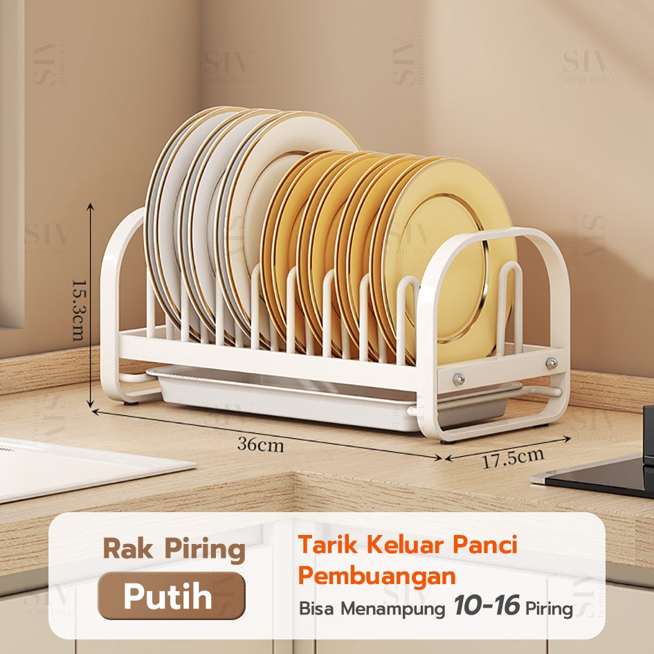 Jual SIV Rak Piring Rak Mangkok Rak Peniris Piring Pengatur Dapur ...