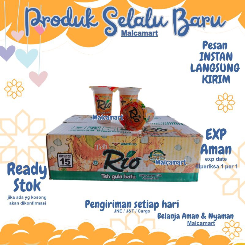 Jual Teh Rio 24 pcs @180 ml | Shopee Indonesia