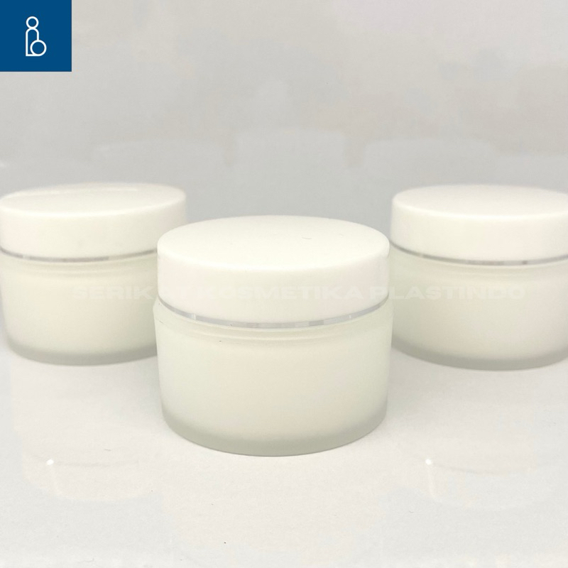 Jual POT DOUBLE PK 15GR / POT CREAM PK 15 GR GRAM PUTIH WHITE | Shopee ...