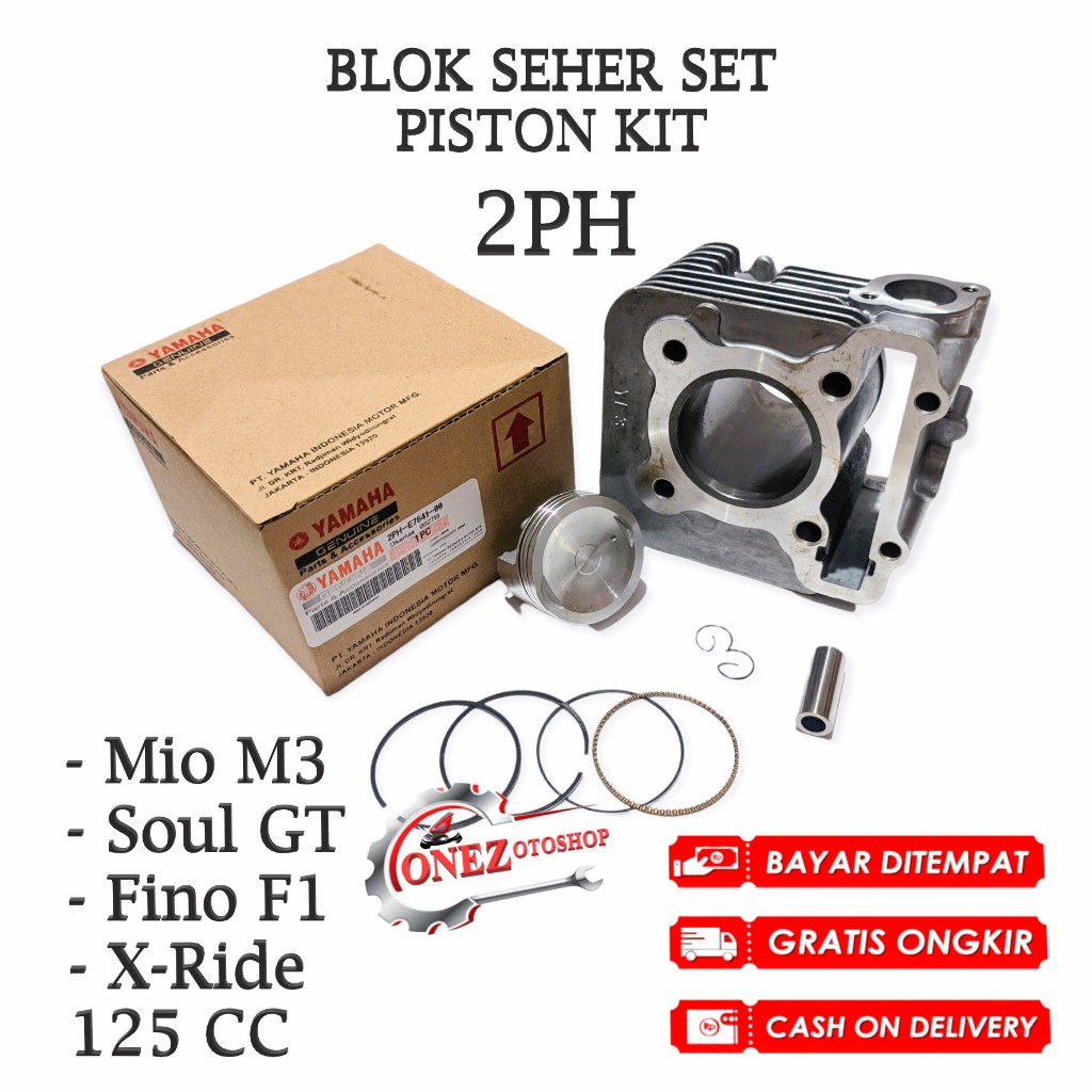 Jual Cilynder Assy Blok Seher Set Mio M3 Fino Fi X-Ride Soul GT 125cc | Shopee Indonesia