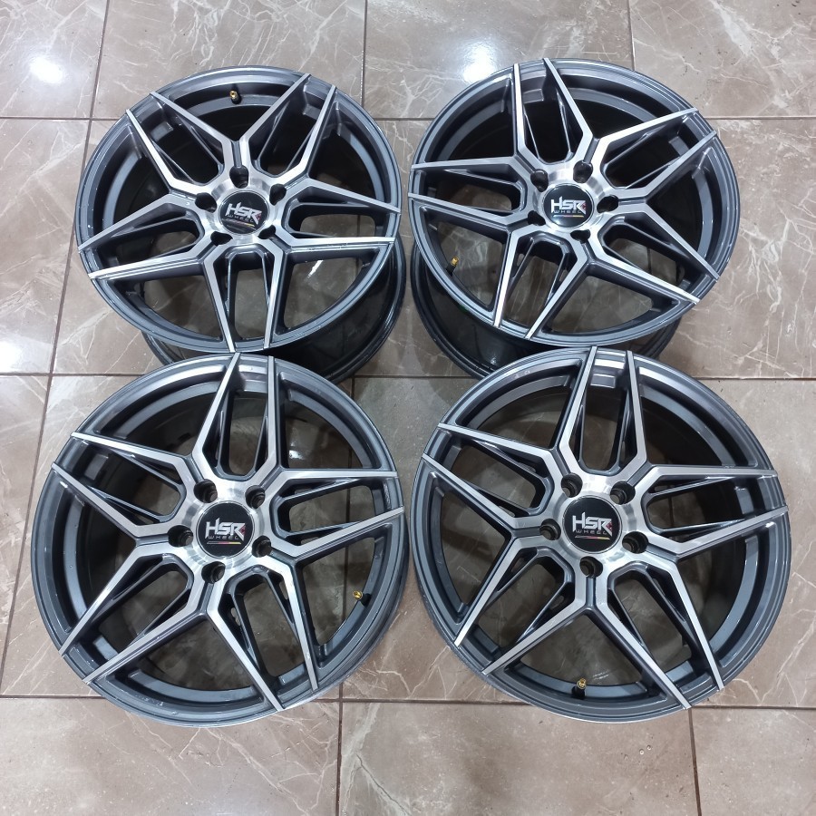 Jual VELG RACING HSR SANJO SEKEN RING 17 LEBAR 8 PCD 5X112 ET40 G/P BUAT MOBIL MERCY VW ERTIGA ...