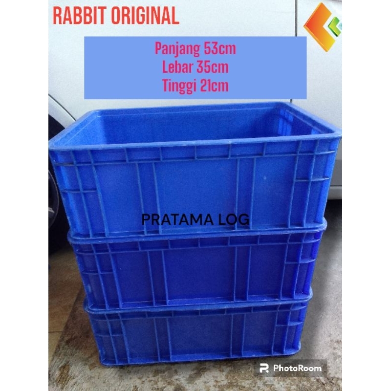 Jual Box countainer bekas merk rabbit 50X32X19 | Shopee Indonesia