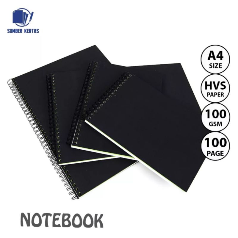 Jual NOTEBOOK A4 VERTIKAL & HORIZONTAL/JURNALA4/BUKU CATATAN A4/NOTEPAD/HVS | Shopee Indonesia