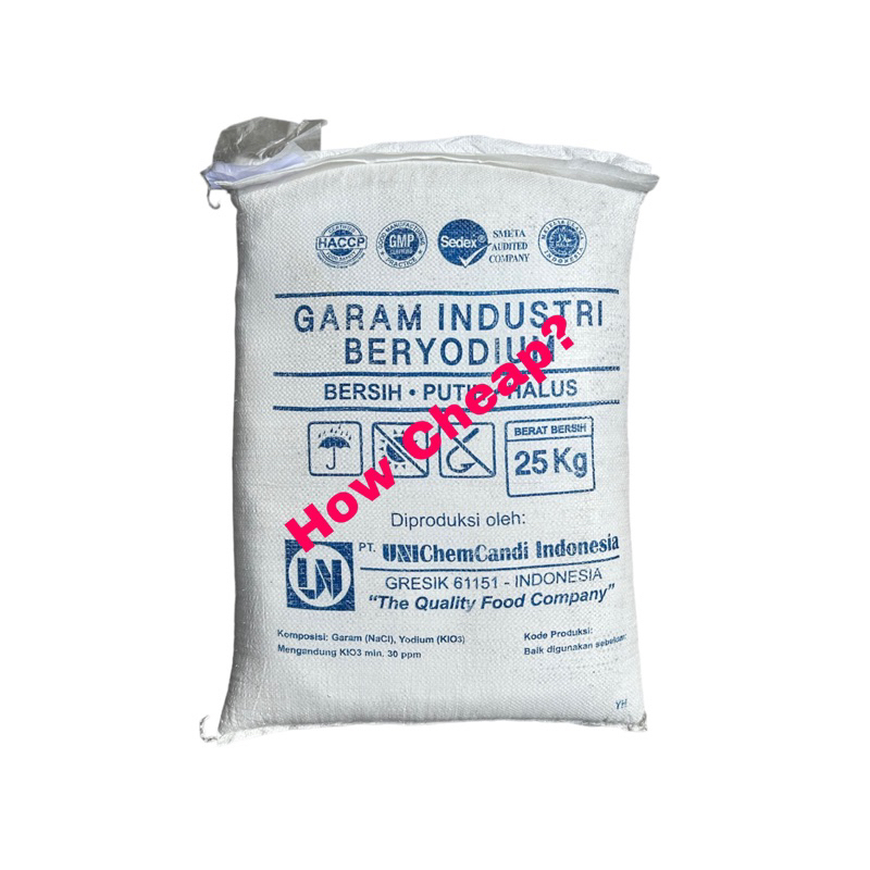 Jual Garam Beryodium 25kg Halal Food Grade | Shopee Indonesia
