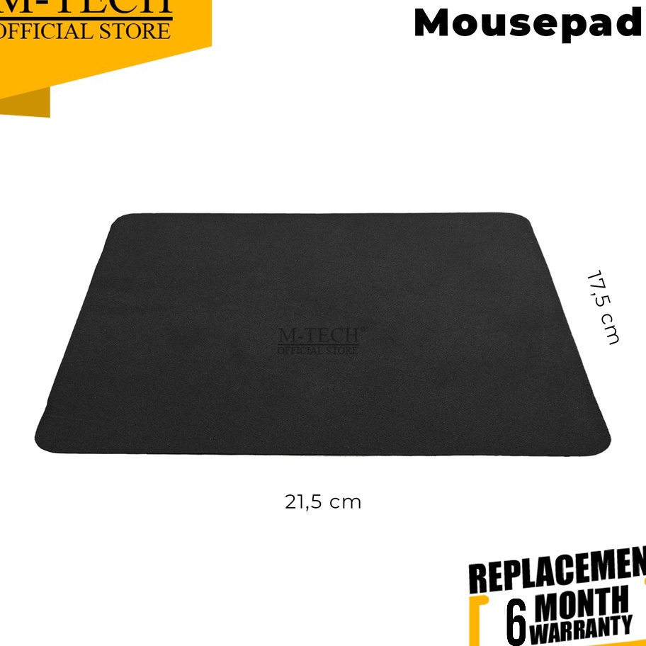 Jual ukg Mousepad Mtech Original Hitam Biru Ukuran 21x17 cm | Shopee ...