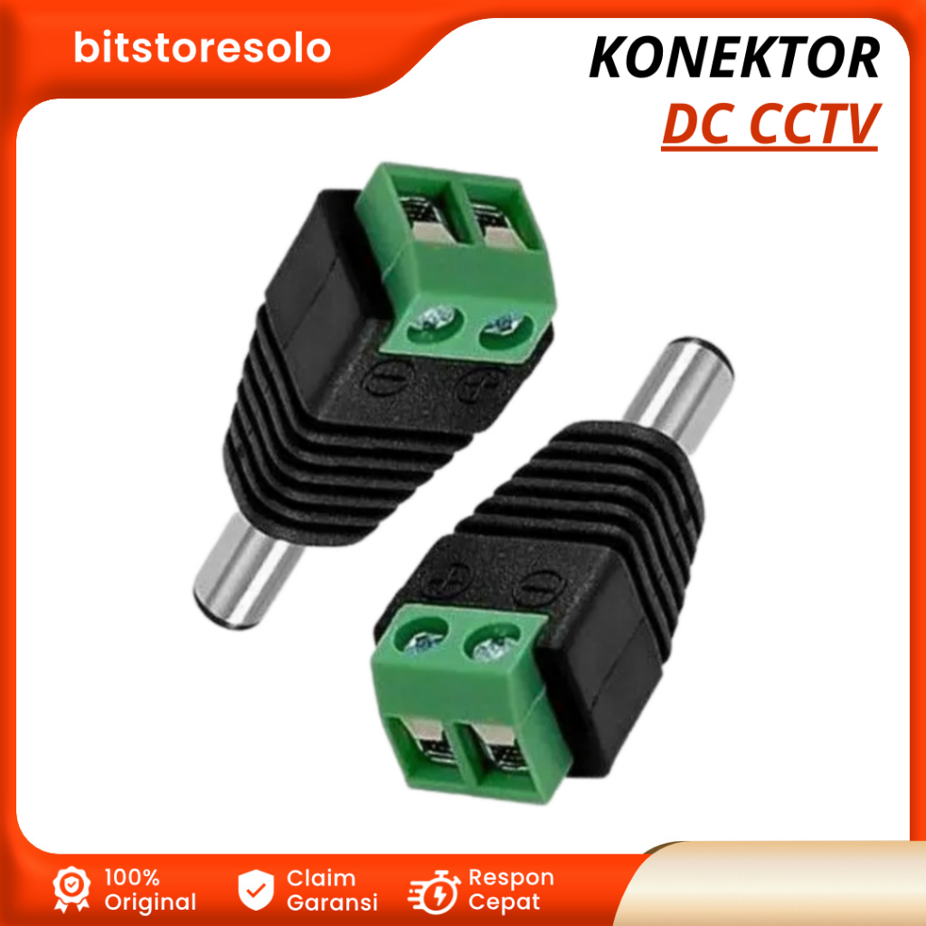 Jual KoneKtor DC Converter CCTV Male Baut Manual | Shopee Indonesia