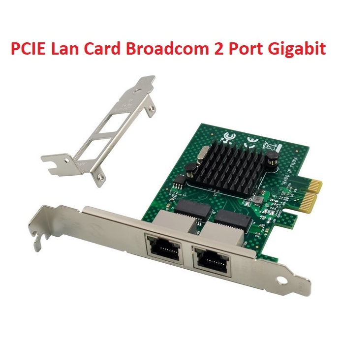 Jual Pcie Lan Card Broadcom Gigabit Server Ethernet Adapter | Shopee ...