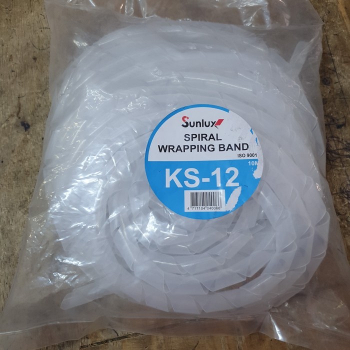 Jual SUNLUX Kabel Spiral KS-12 Wrapping band Pembungkus Kabel Komputer ...