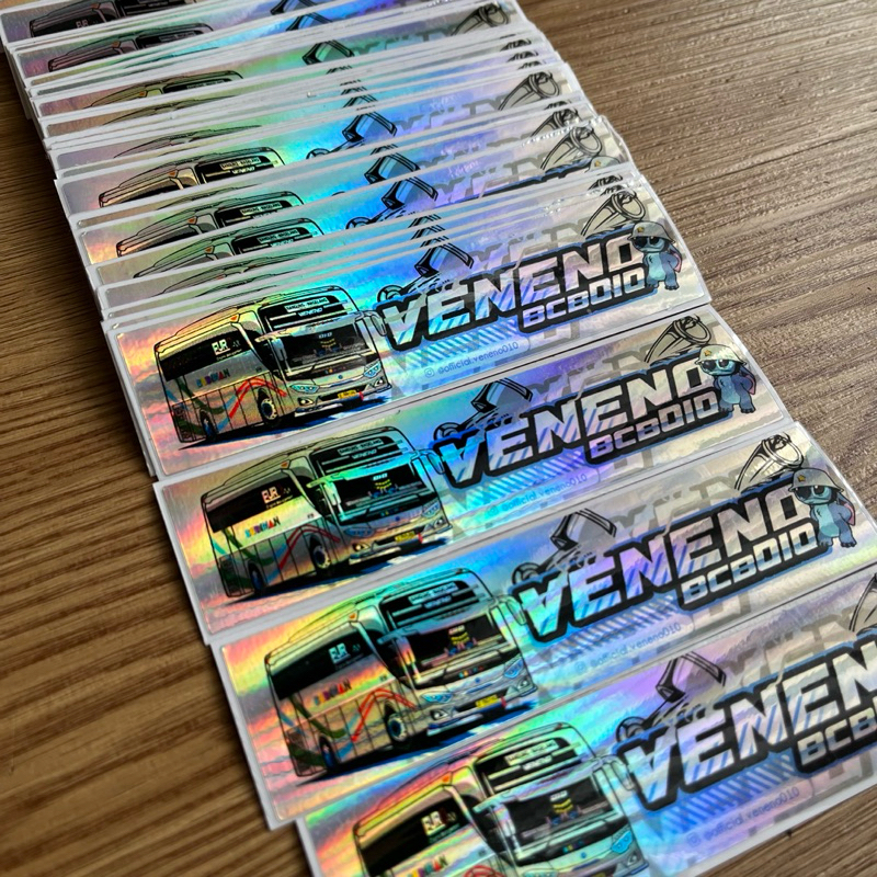 Jual STIKER HOLOGRAM VENENO ORIGINAL 100% | Shopee Indonesia