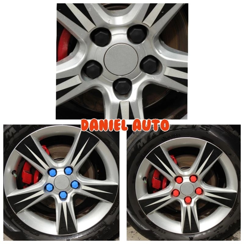 Jual Cover Baut Silikon Baut Karet penutup baut Velg Mobil isi 20pcs ...