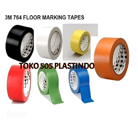Jual 3M 764 FLOOR MARKING TAPE LANTAI 48MMX33M | Shopee Indonesia