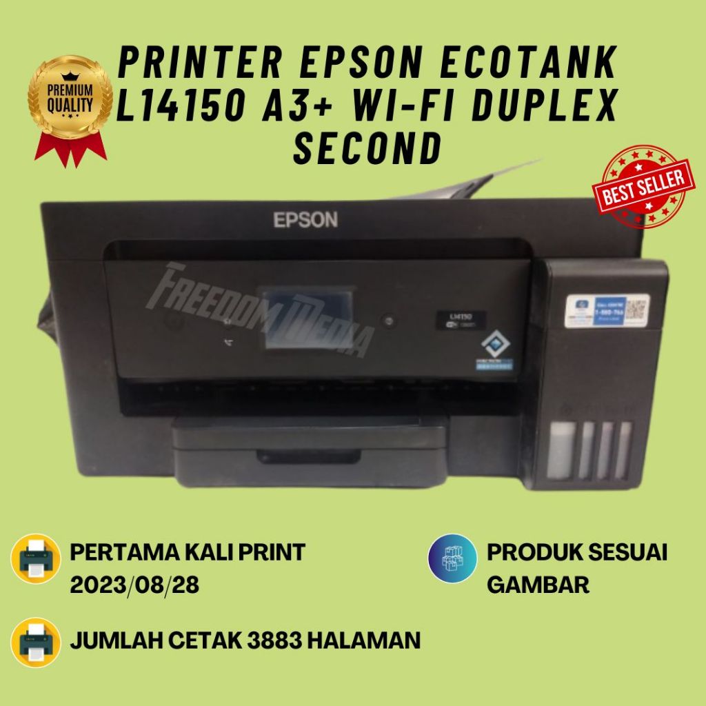 Jual printer Epson EcoTank L14150 / L 14150 / L-14150 A3+ Wi-Fi Duplex ...