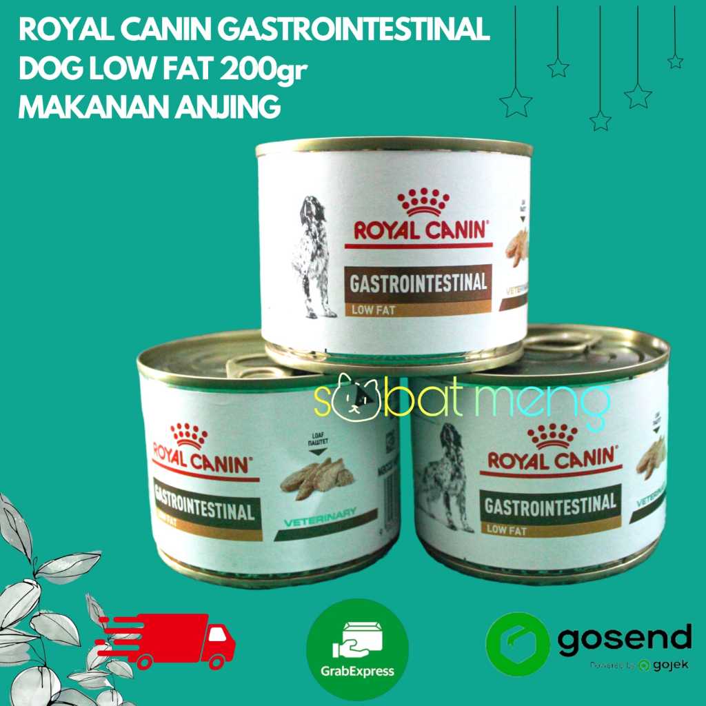 Jual ROYAL CANIN GASTROINTESTINAL DOG LOW FAT 200G | MAKANAN ANJING RC ...