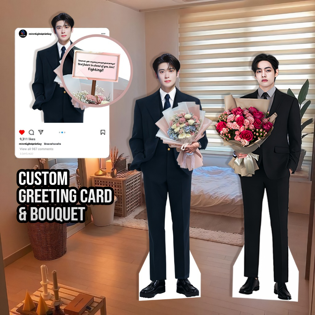Jual Standee Custom Real Size / Human Stande Figure Besar / Stande KPOP ...