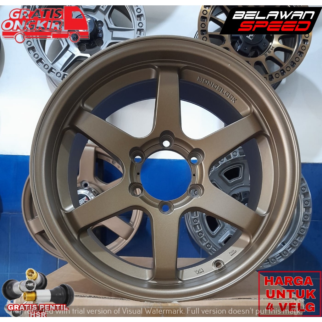 Jual PELEK MOBIL MODIFIKASI VELG MOBIL RACING RING 18 HSR TOKYO PCD 6X139,7 UNTUK PAJERO ...