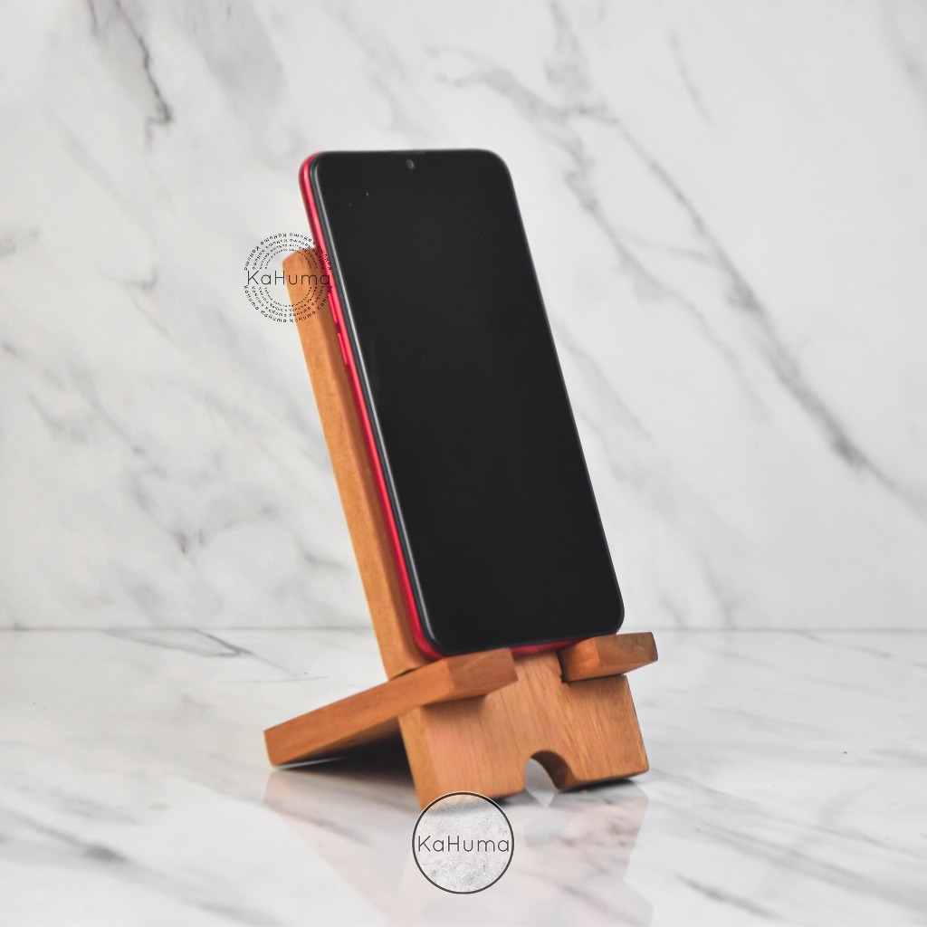 Jual Stand Handphone l Dudukan Hp l Stand holder Handphone kayu ...