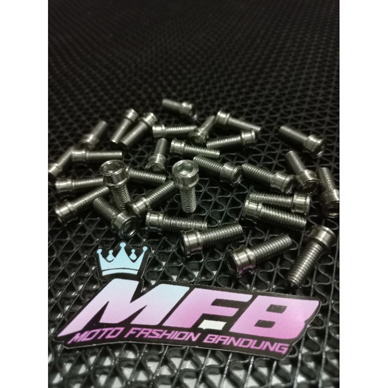 Jual BAUT CUSTOM STENLIS M6x1.5 DRAT 10 PANJANG 1.5CM ANTI KARAT (BAUT 1PCS) | Shopee Indonesia