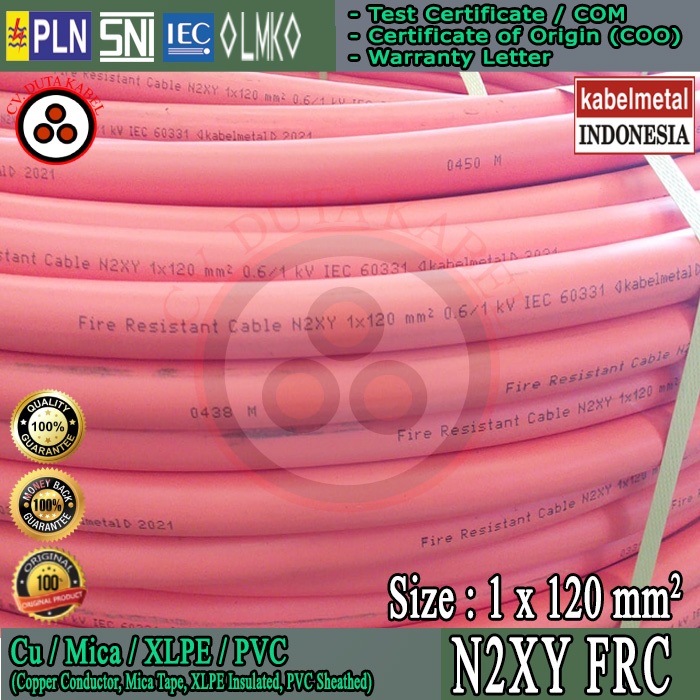 Jual Kabel N2XY FRC 1x120 mm2 KABEL METAL /1x120 mm/1 x 120 mm2/1 x 120 mm/1x120mm2/1x120mm/1 x ...