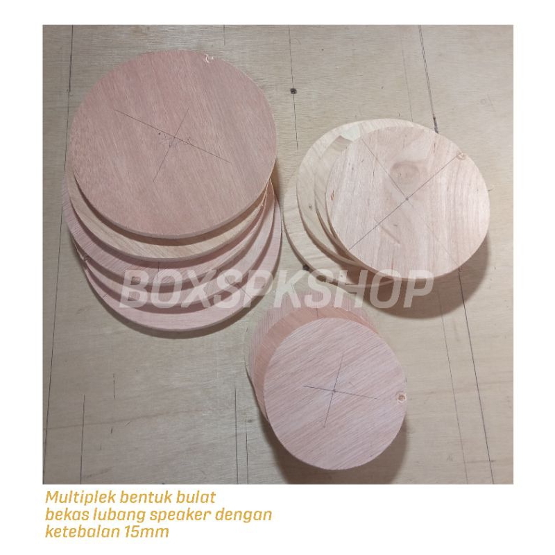 Jual Triplek bentuk bulat / multiplek bulat / plywood bulat | Shopee ...