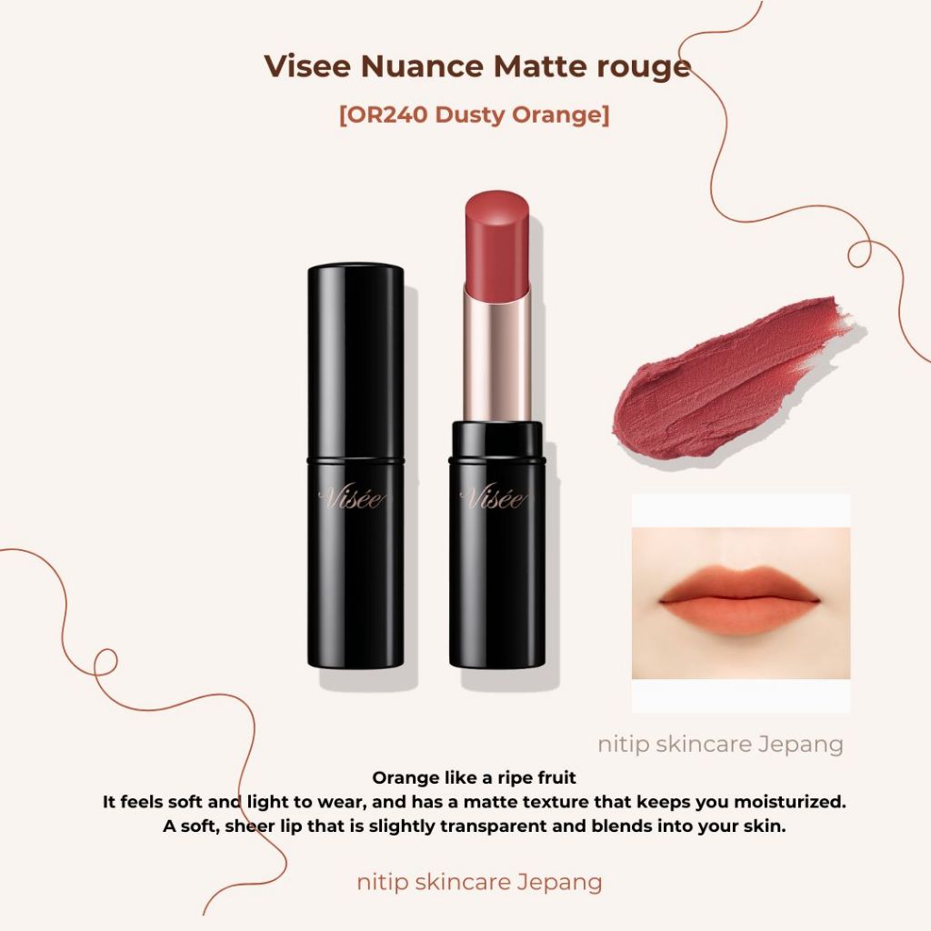 Jual PO jepang -- Visee nuance matte rouge original japan best seller visee kose | Shopee Indonesia