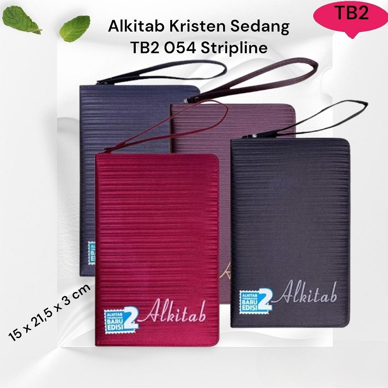 Jual Alkitab Kristen Ukuran Sedang TB2 054 TI Stripline Terjemahan Baru 2 LAI | Shopee Indonesia