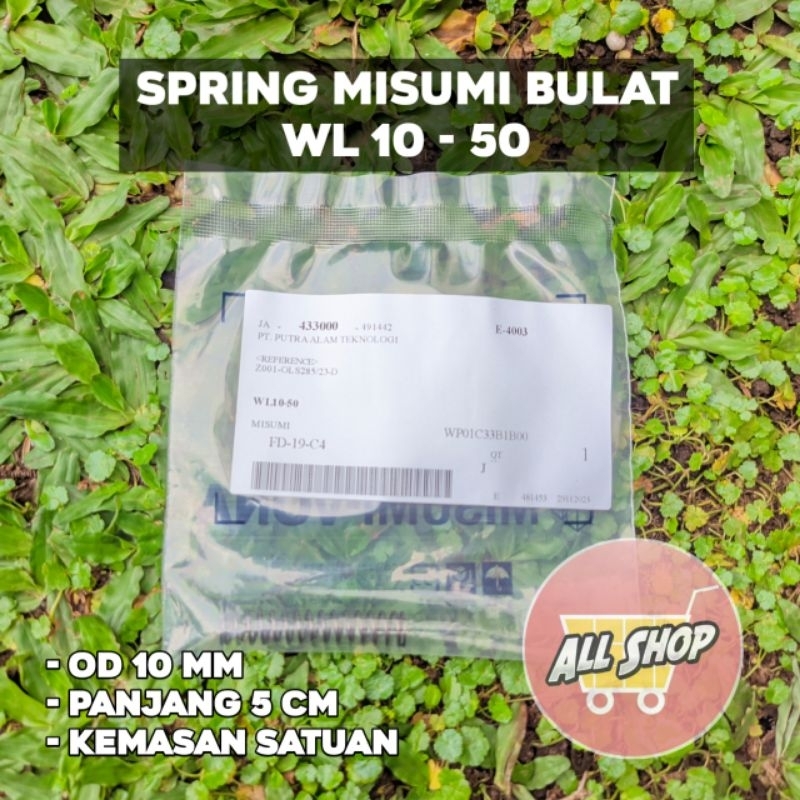 Jual Per Misumi bulat WL 10-50 / Per Misumi original / Per mizumi / Spring | Shopee Indonesia