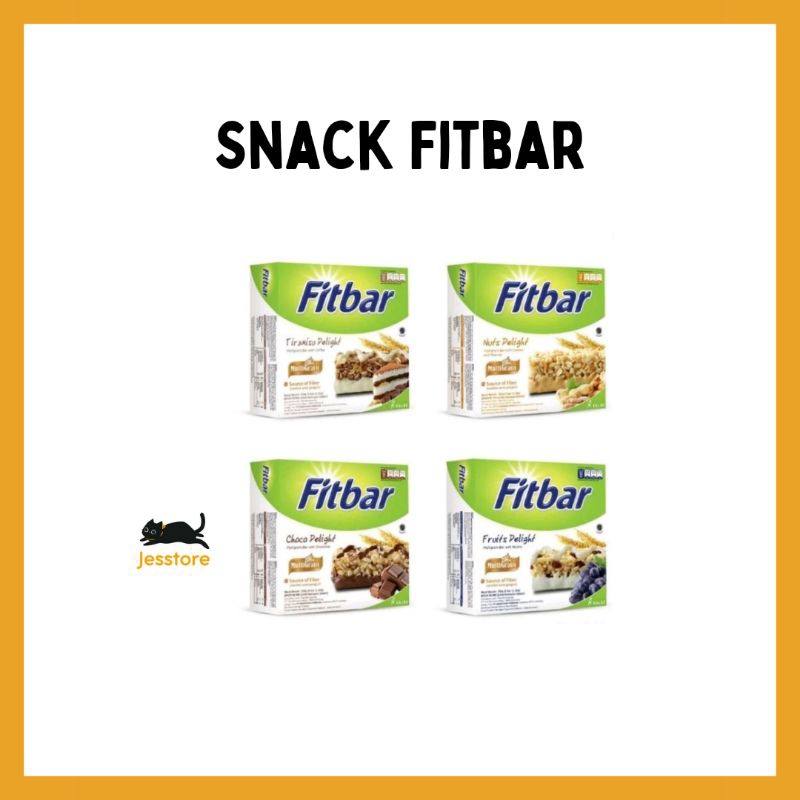 Jual FITBAR SNACK 20 GR (TIRAMISU, CHOCO, FRUITS) | Shopee Indonesia
