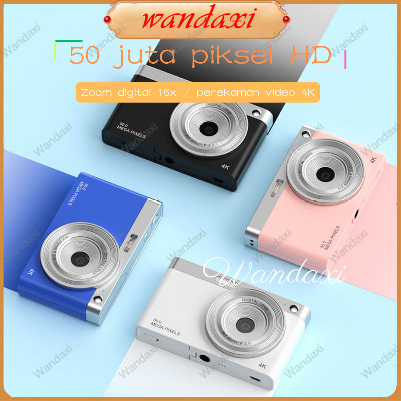 Jual ⭐Garansi/ORI NEW⭐ Camera Digital Camera Digicam Kamera Pocket 48MP ...
