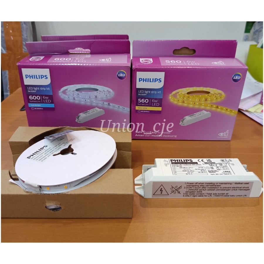 Jual Philips LED Strip 6W DLI 320T 5 meter 24V + Power Supply | Shopee Indonesia
