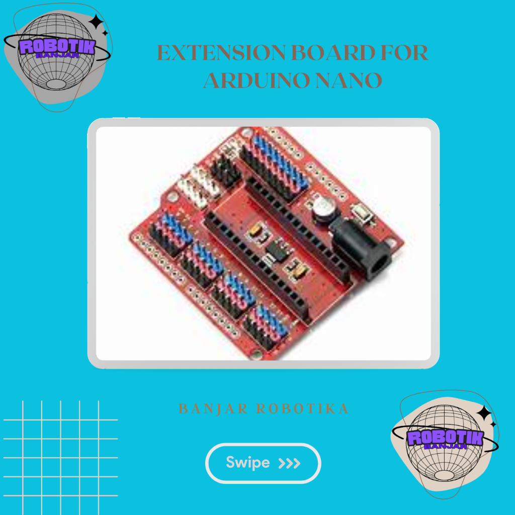 Jual I/O Expansion Shield - Ekstensi Board untuk Arduino Nano Base ...