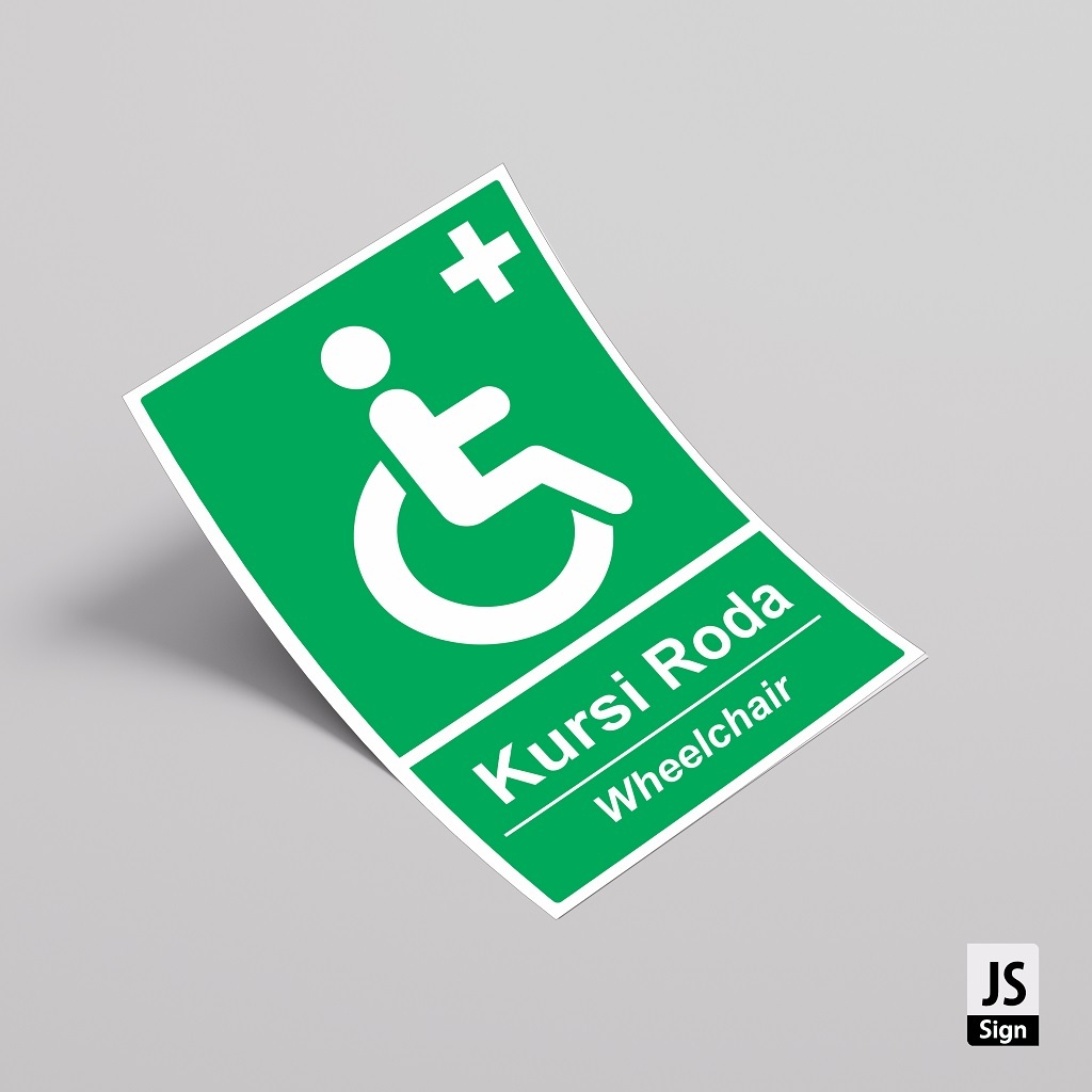 Jual STICKER K3 SAFETYSIGN - KURSI RODA | Shopee Indonesia