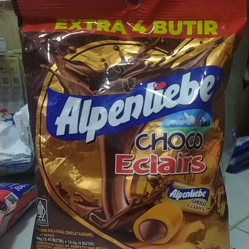 Jual permen alpenliebe choco eclairs chocolate caramel alpen libe ekler ...