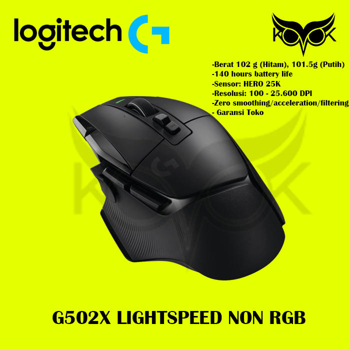 Jual Logitech G502X Lightspeed Wireless Non RGB - Gaming Mouse | Shopee ...