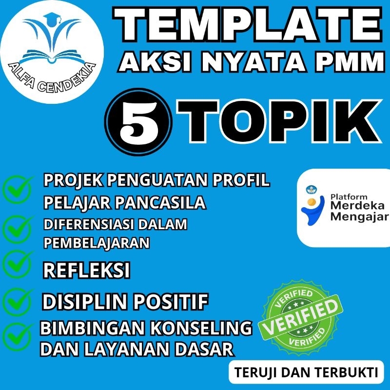 Jual TEMPLATE AKSI NYATA PLATFORM MERDEKA MENGAJAR (PMM) | Shopee Indonesia