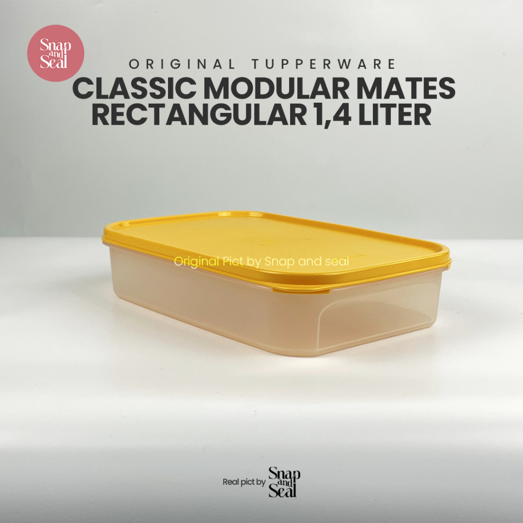 Jual CLASSIC MODULAR MATES RECTANGULAR 1,4 LITER | Shopee Indonesia