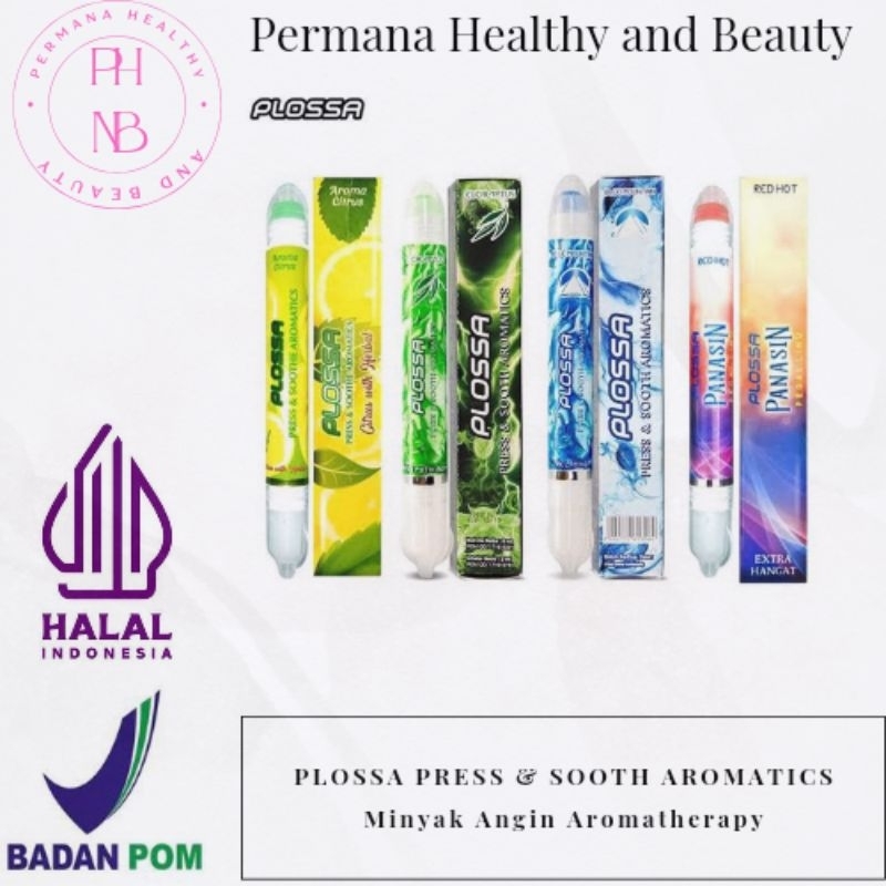 Jual Plossa Minyak Angin Aromatherapy / Plossa Inhaler dan Roll On ...