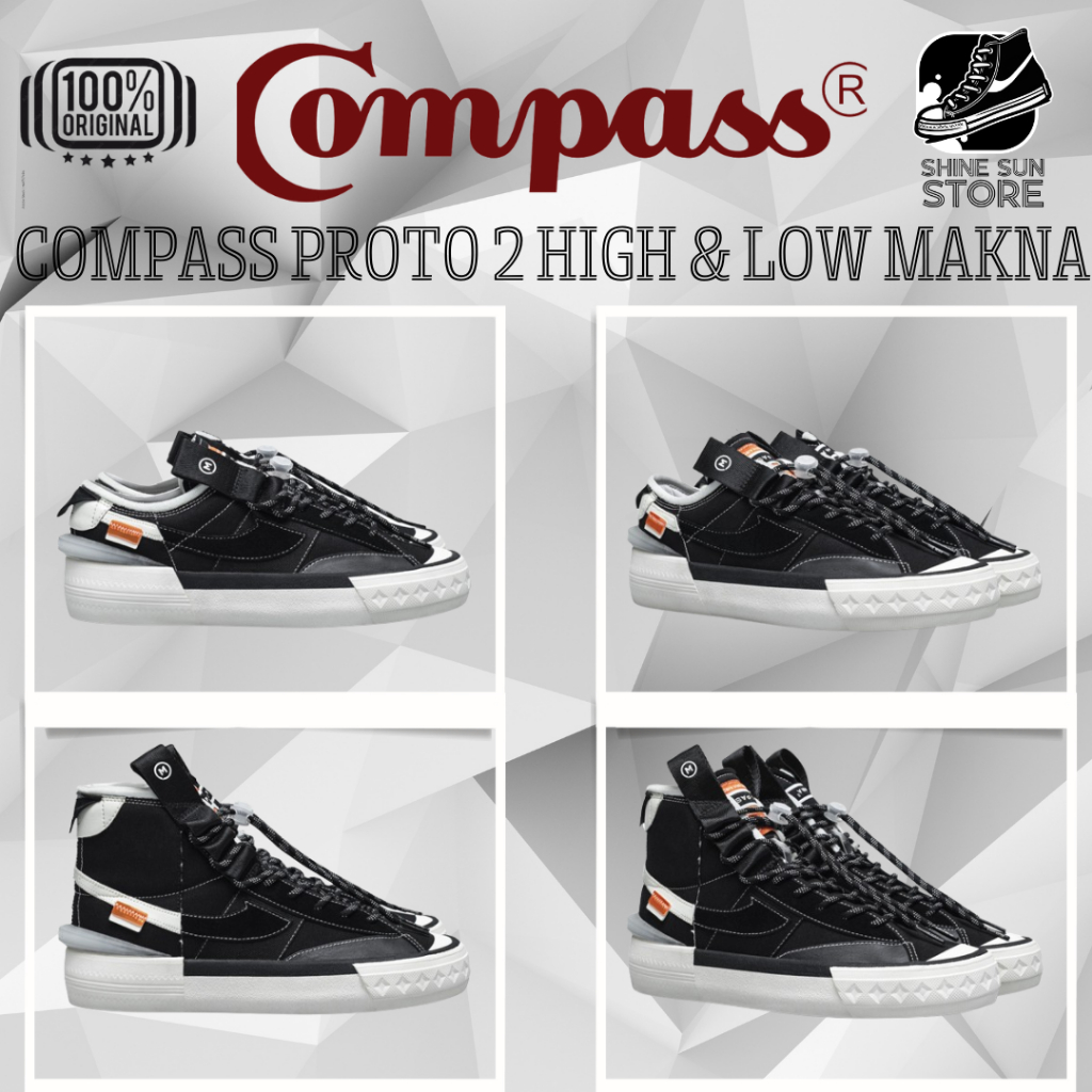 Jual [ORIGINAL] Sepatu Compass Proto MAKNA Low & High | Shopee Indonesia