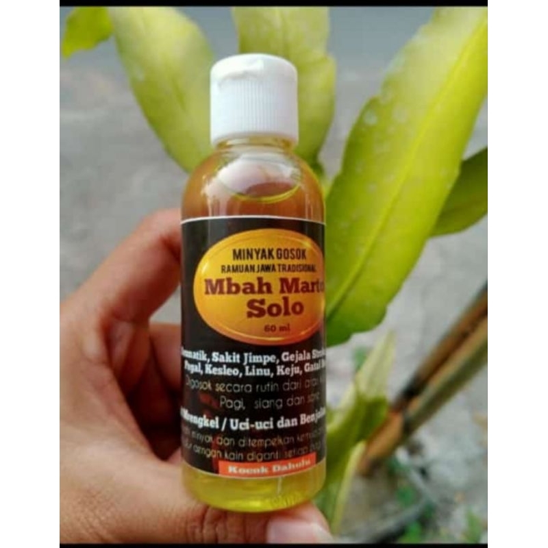 Jual Minyak Gosok Mbah Marto Solo 60ml (Botol Plastik) | Shopee Indonesia
