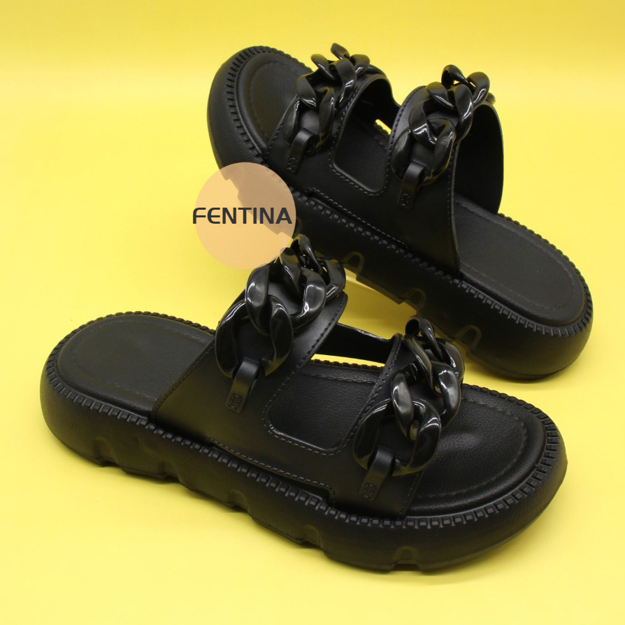 Jual FENTINA Sandal Platform Wanita Korea Kasual Olahraga Sendal ...